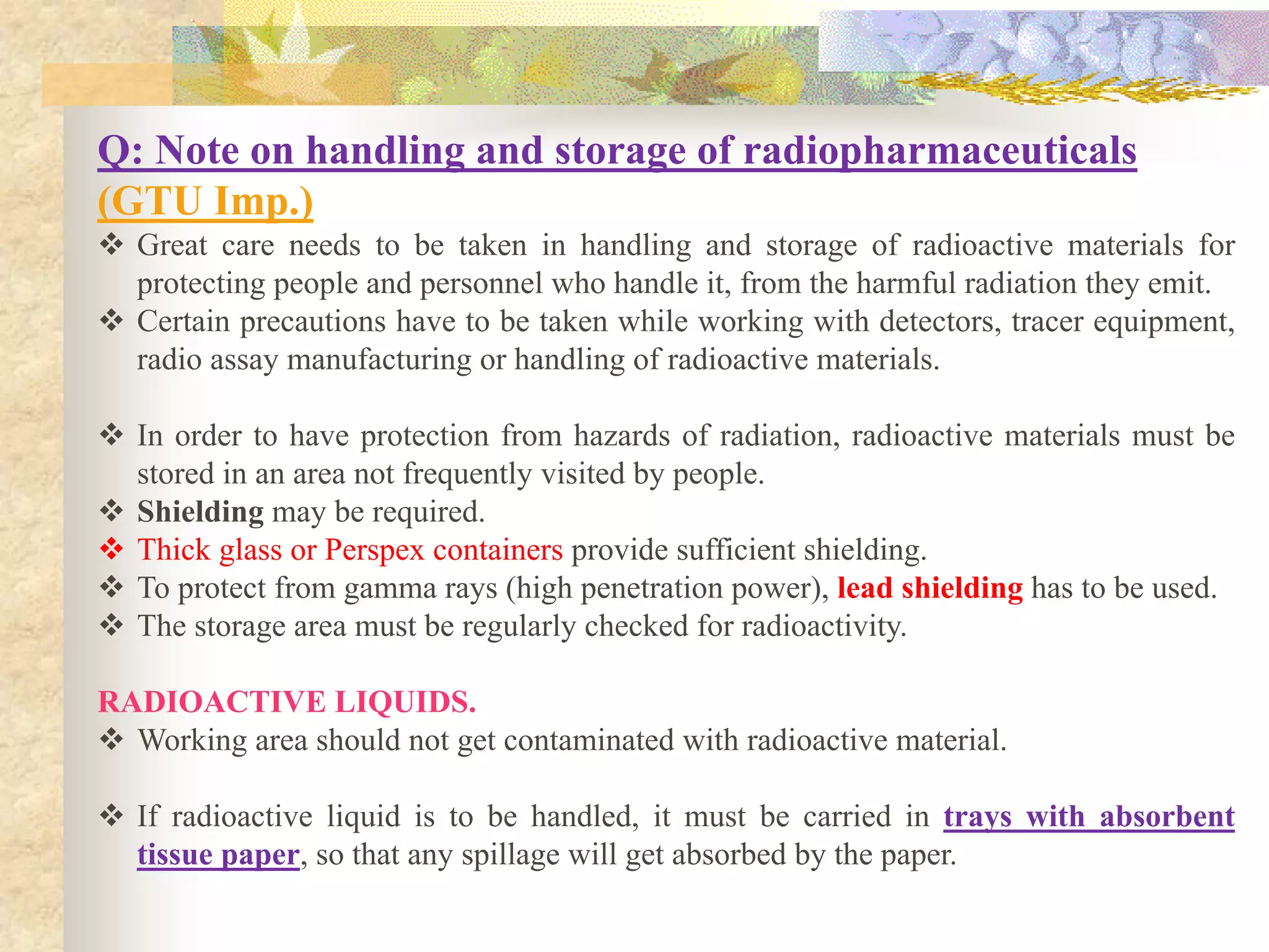 Radiopharmaceuticals | PDF