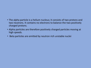 Fundamental of radioactivity | PPTX