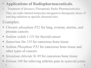 Radiopharmaceuticals | PDF