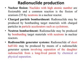 Radiopharmaceuticals: Pharmacy academics.pptx