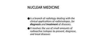 Radio pharmaceuticals nuclear medicine.pptx