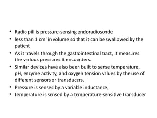 Medical Electronics-radio pill and endoscope.pptx