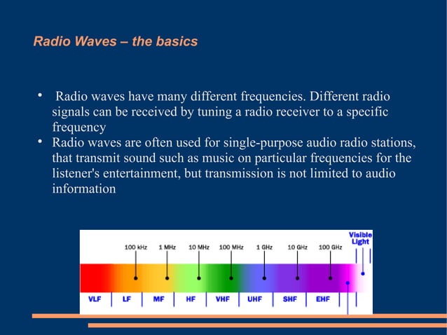 Radio Waves beyond Broadcasting | PPT