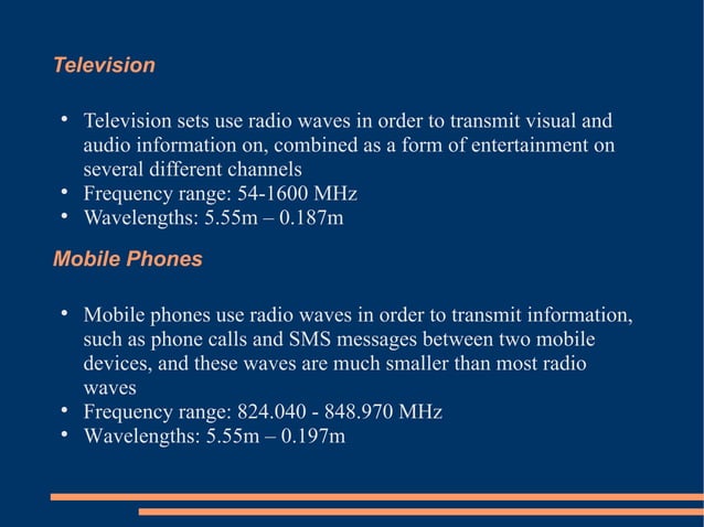 Radio Waves beyond Broadcasting | PPT