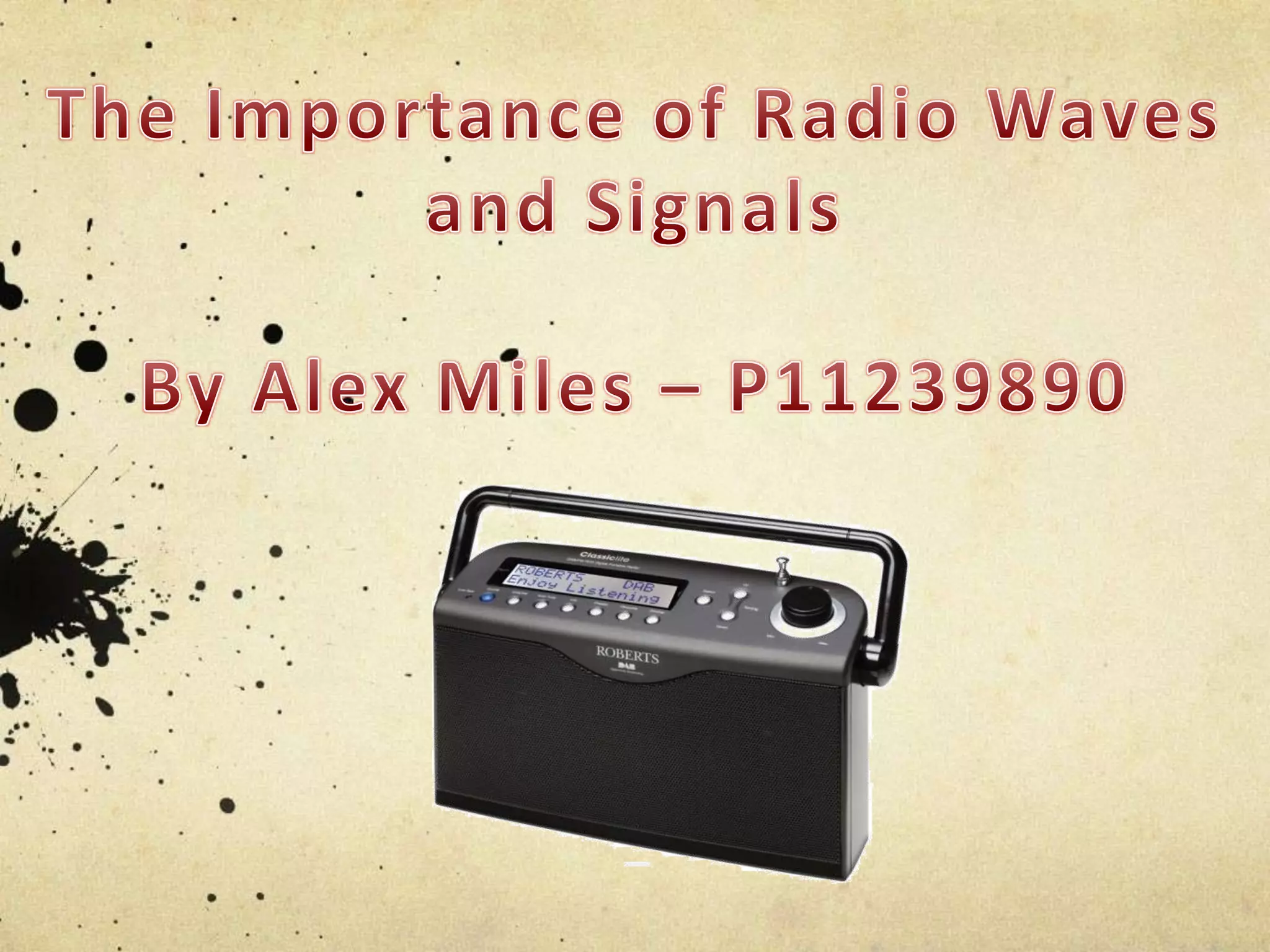 Radio Waves Presentation | PPTX