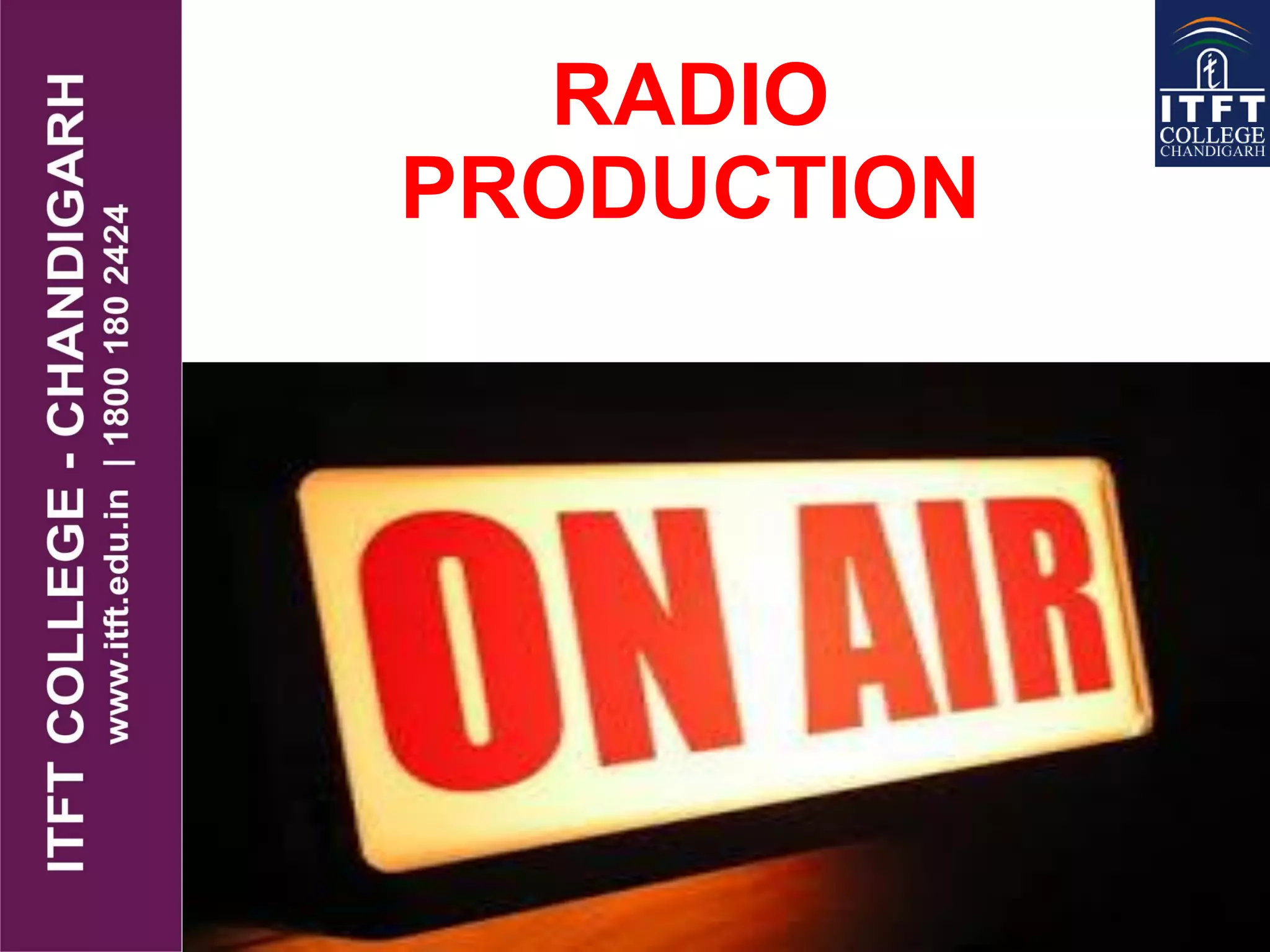 ITFT-MEDIA Radio production | PDF