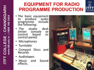 ITFT-MEDIA Radio production | PDF