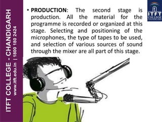 ITFT-MEDIA Radio production | PDF