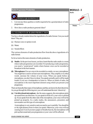 Radio programme production | PDF