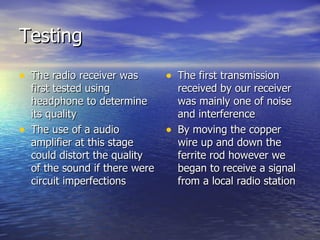 Radio Project Presentation | PPT