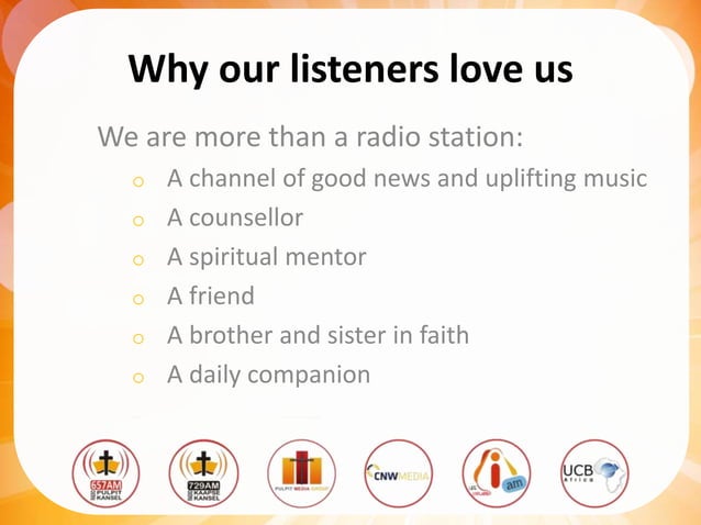 Radio pulpit profile | PPTX | Music | Entertainment