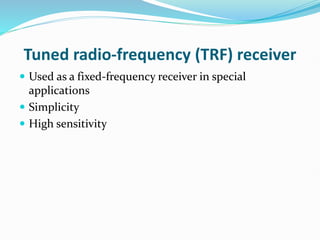 Radio Receiver ppt presentation on .pptx