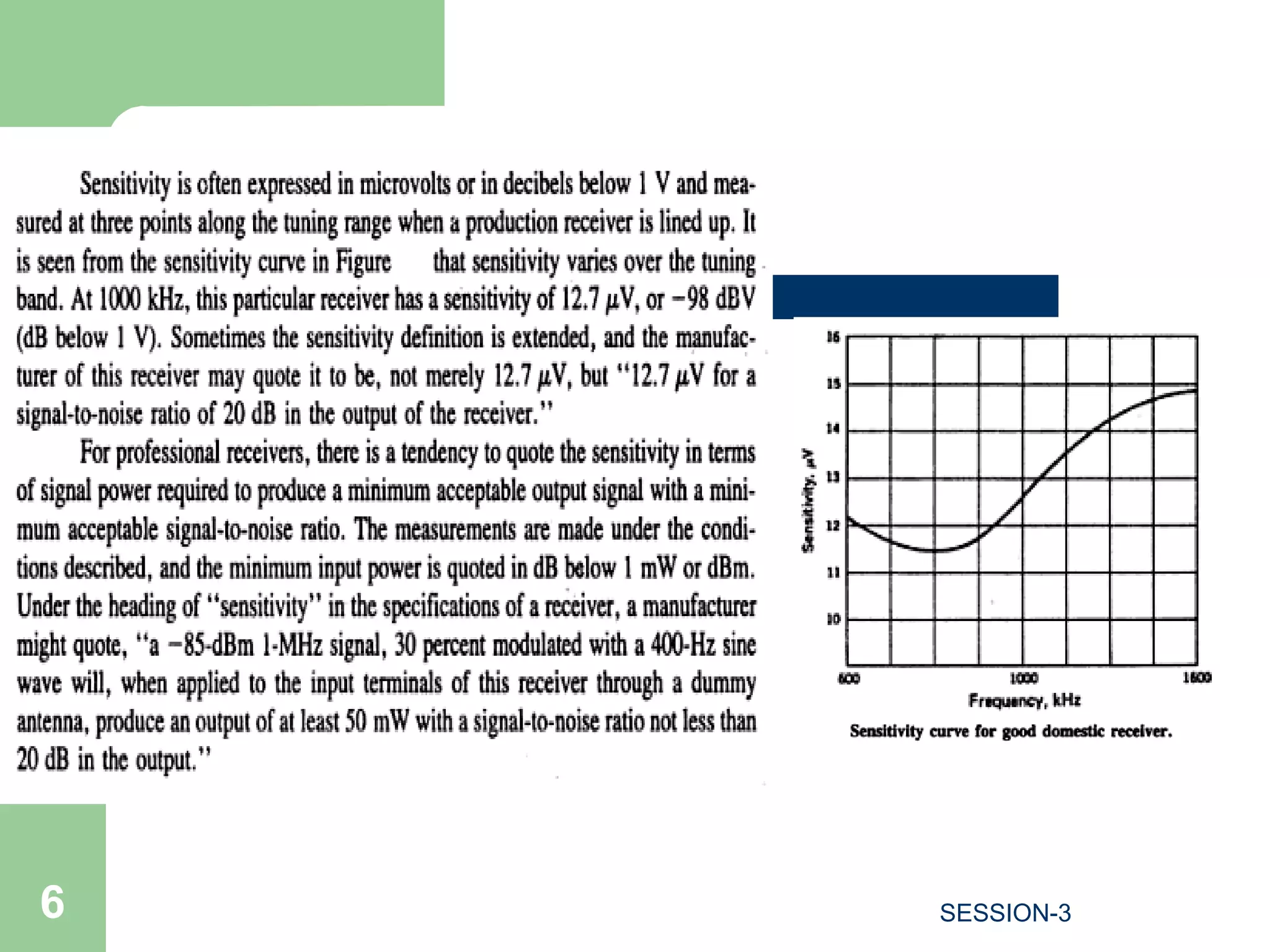 Radio receiver characteristics | PPTX