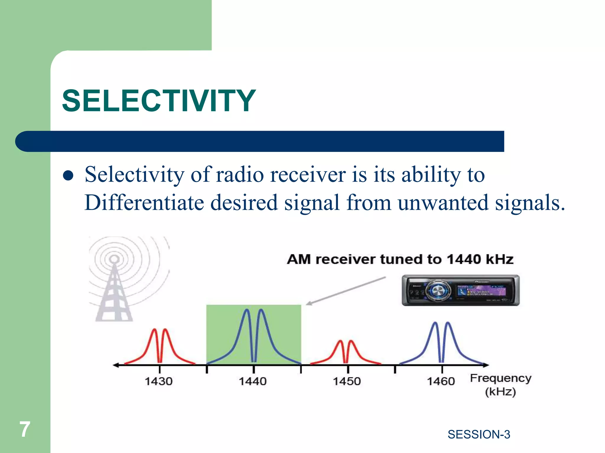 Radio receiver characteristics | PPTX