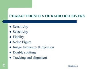 Radio receiver characteristics | PPTX