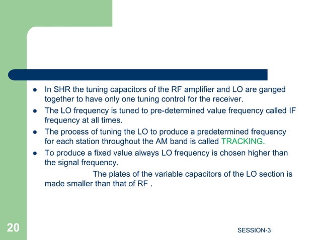 Radio receiver characteristics | PPTX