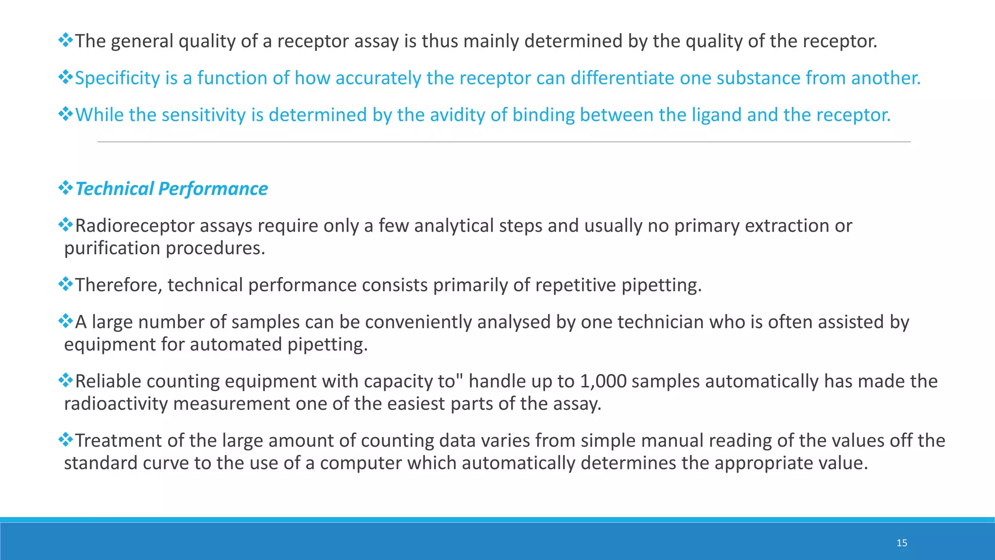Radioreceptor assay | PPTX