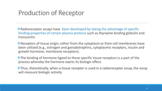 Radioreceptor assay | PPTX