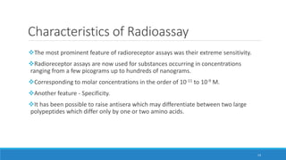 Radioreceptor assay | PPTX