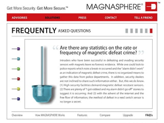 Magnasphere High Security Switch Technology | PPT