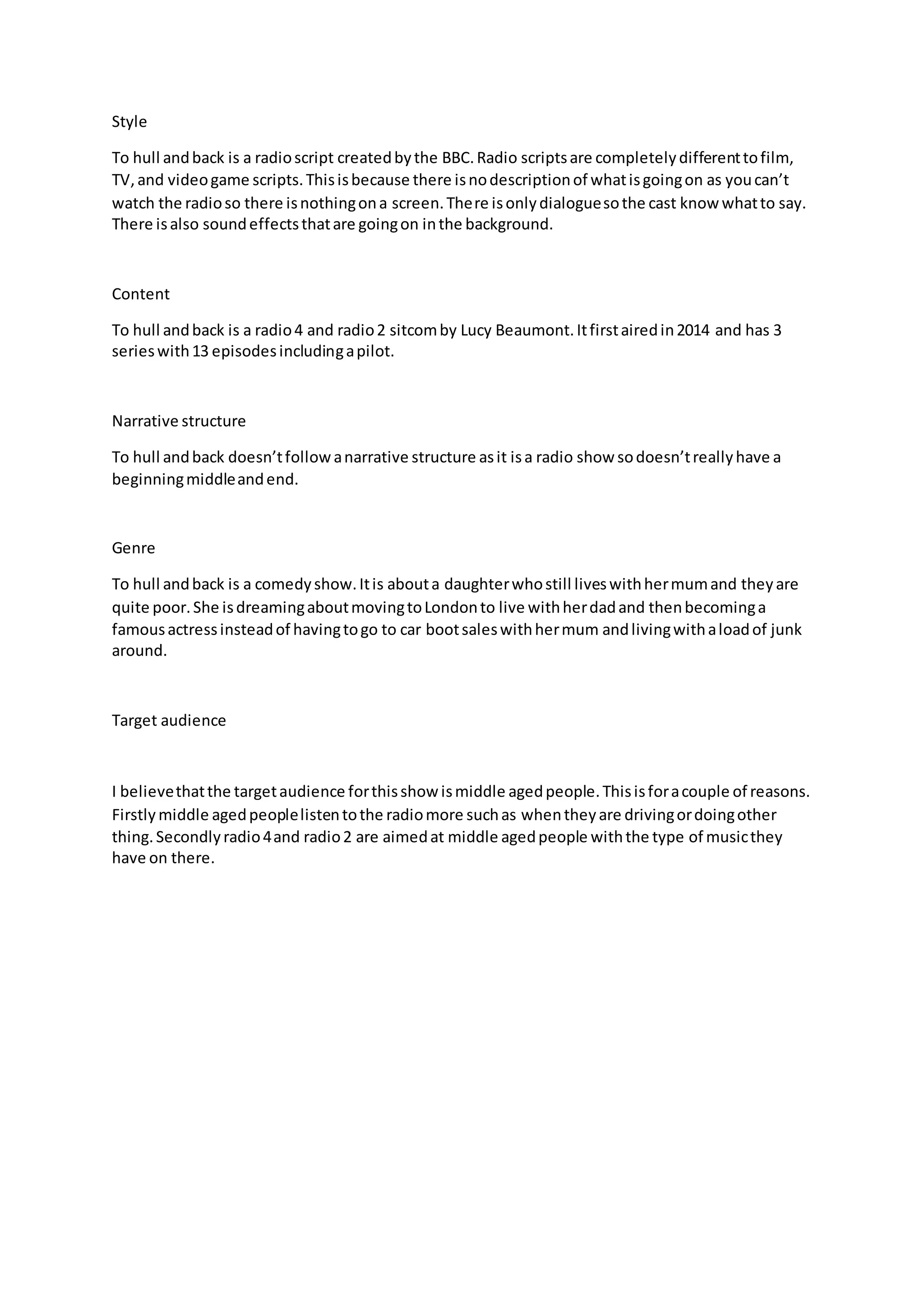 Radio script | DOCX | Television | Entertainment