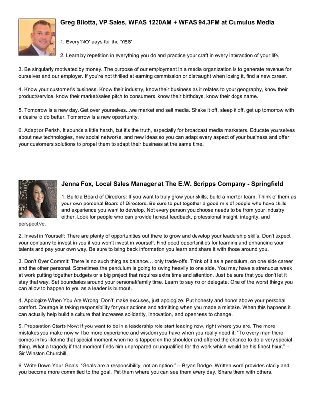 Radio show 2015 presenters template jenna fox | PDF