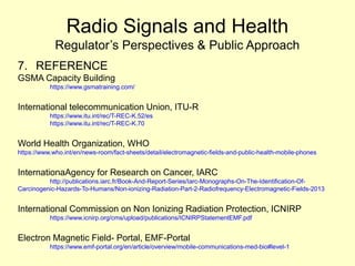Radio signal health finalproject GSMA Training | PPTX | Medical Health
