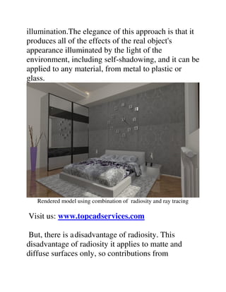 Radiosity in CAD and 3D, informative. | PDF