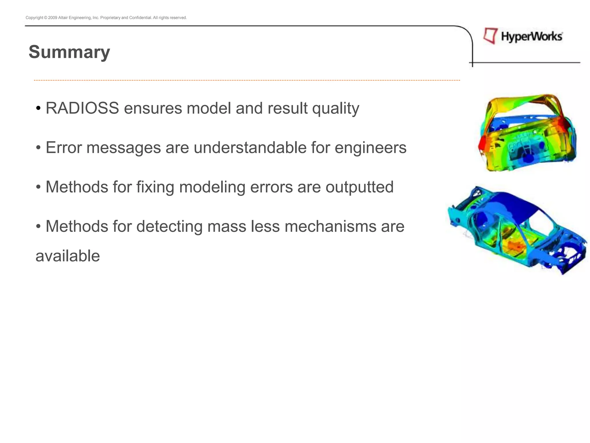 Radioss analysis quality_ht | PPT