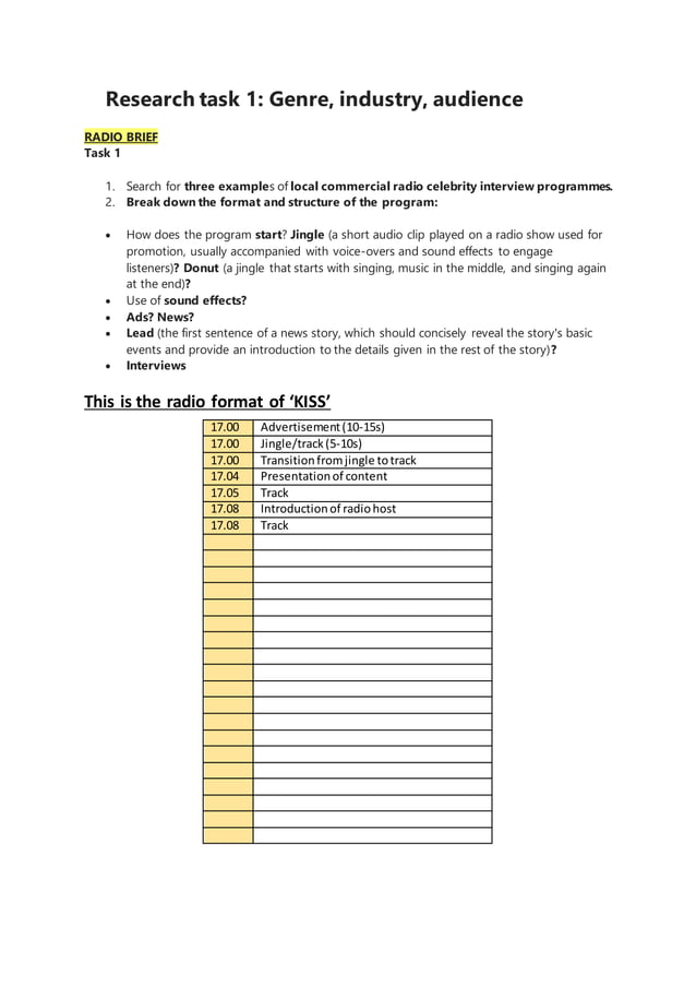 Media_Research_Task_1 | PDF