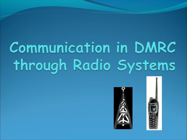 telecommunacation in`DMRC | PPT