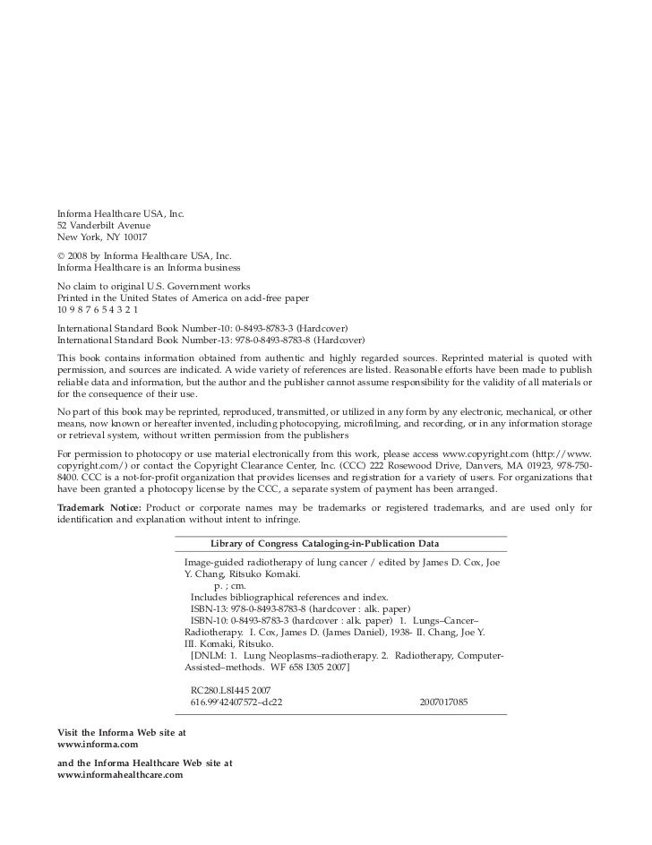 Radioterapi of lung cancer