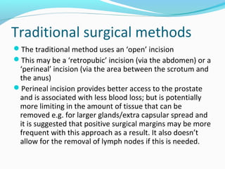 Radical Prostatectomy for Prostate Cancer | PPT