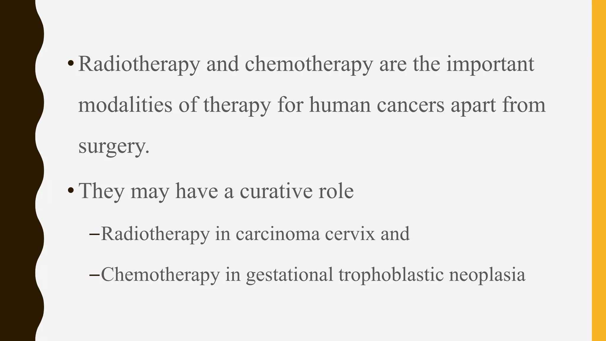Radiotherapy AND CHEMOTHERAPY | PPTX