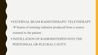Radiotherapy AND CHEMOTHERAPY | PPTX