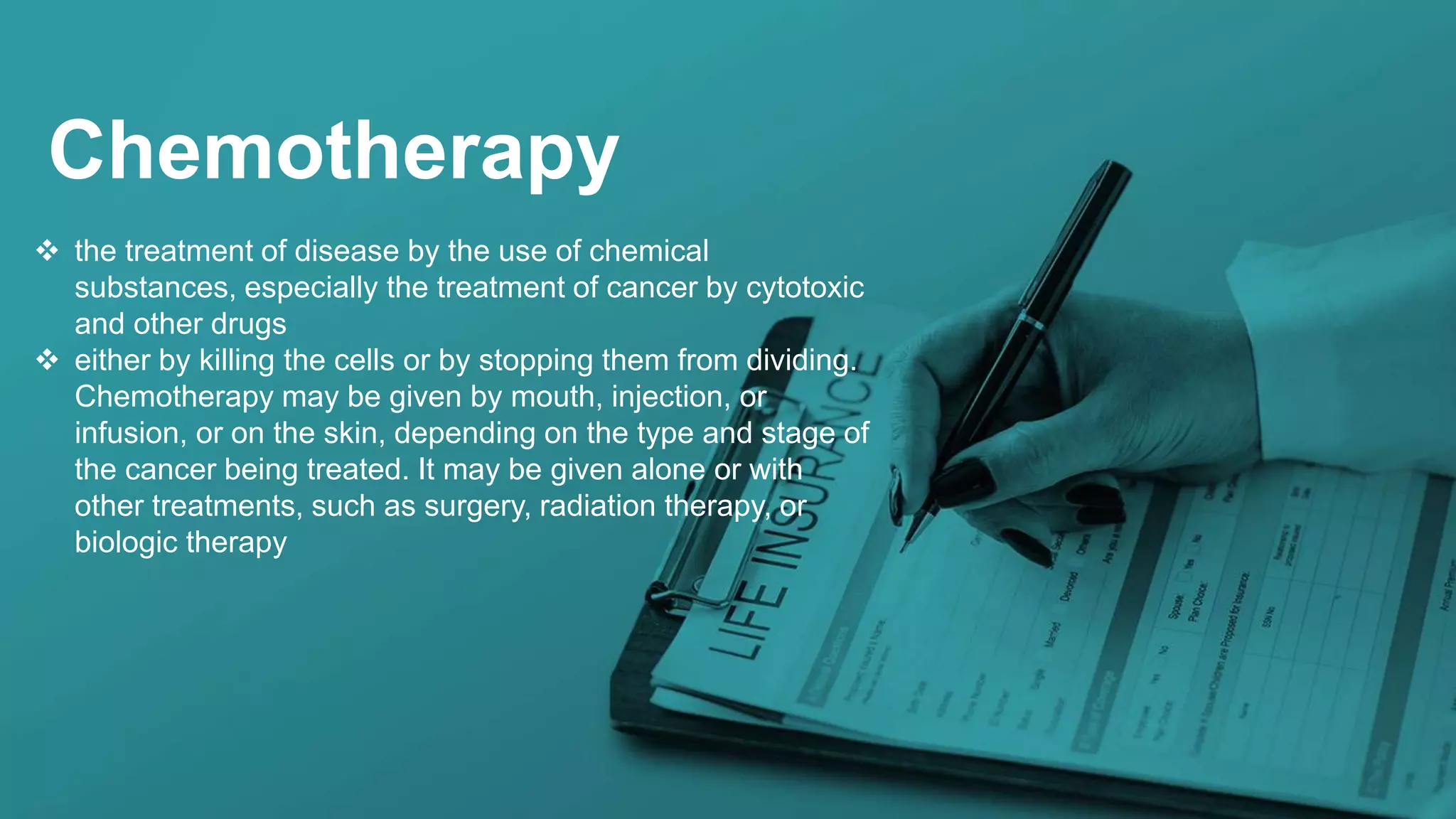 chemotherapy | PPTX