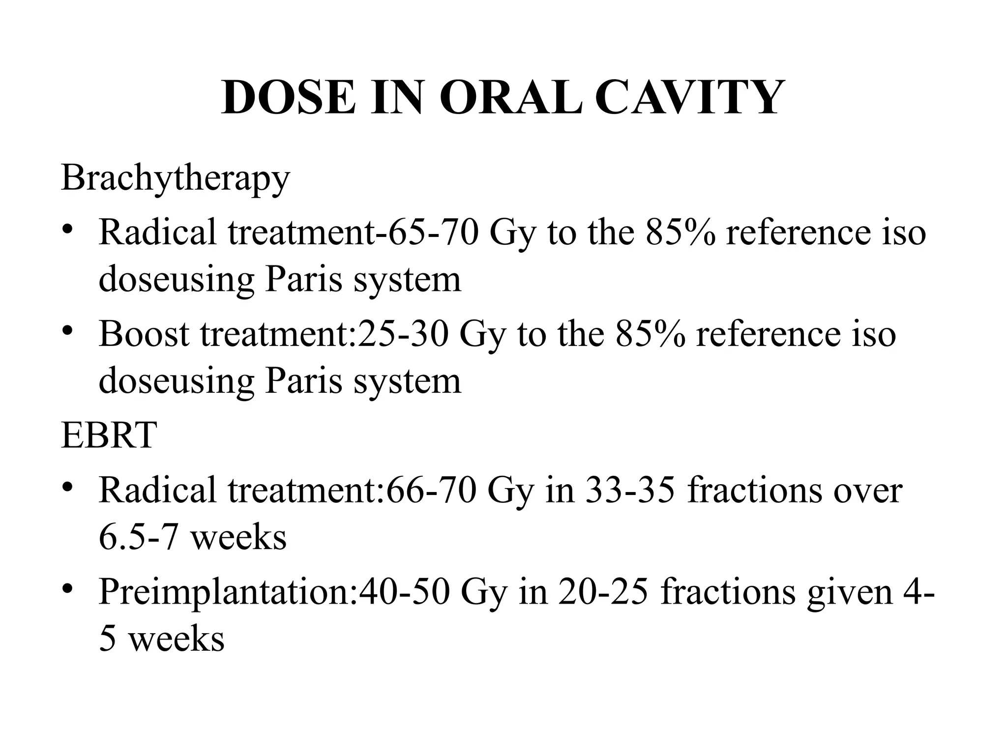Radiotherapy indications and complications | PPTX