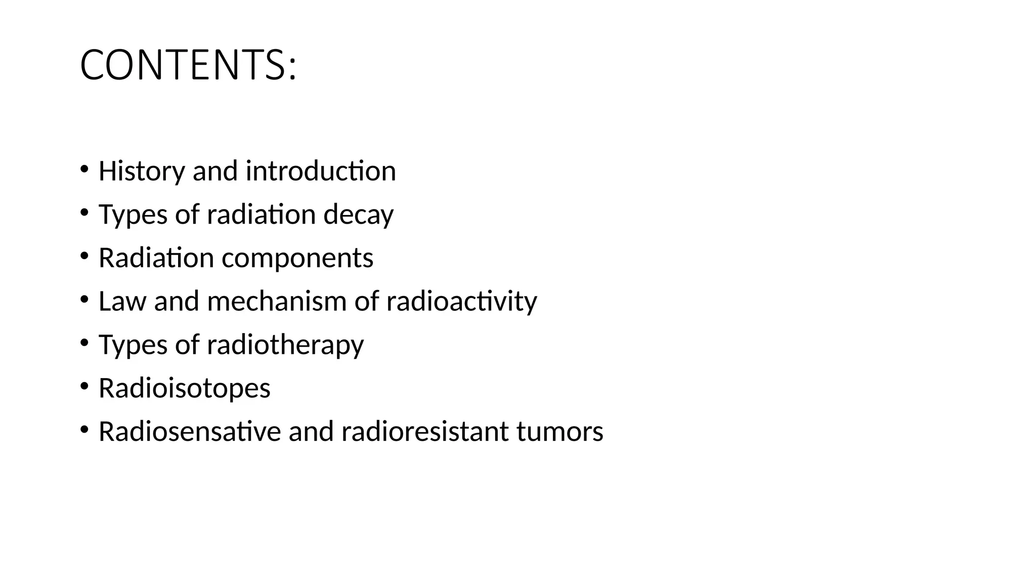 cancer radiotherapy: principles, types .pptx