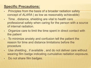 Radiotherapy and its safety precautions | PPTX