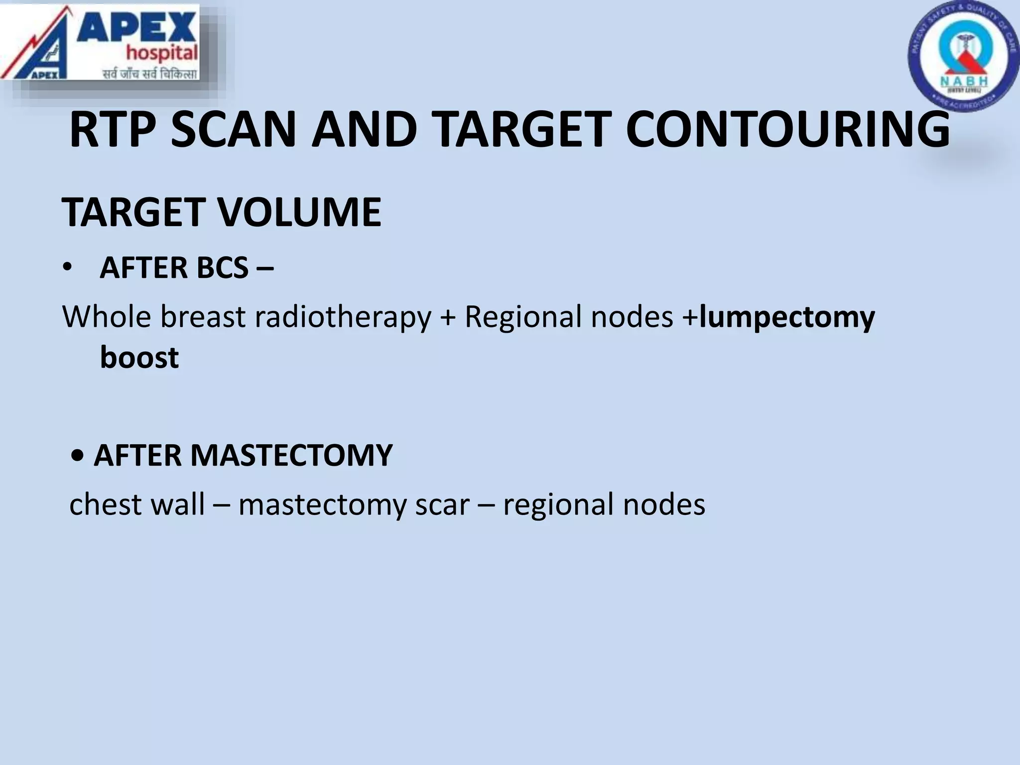 RADIOTHERAPY IN CARCINOMA BREAST (EARLY AND LOCALLY ADVANCED) | PPTX