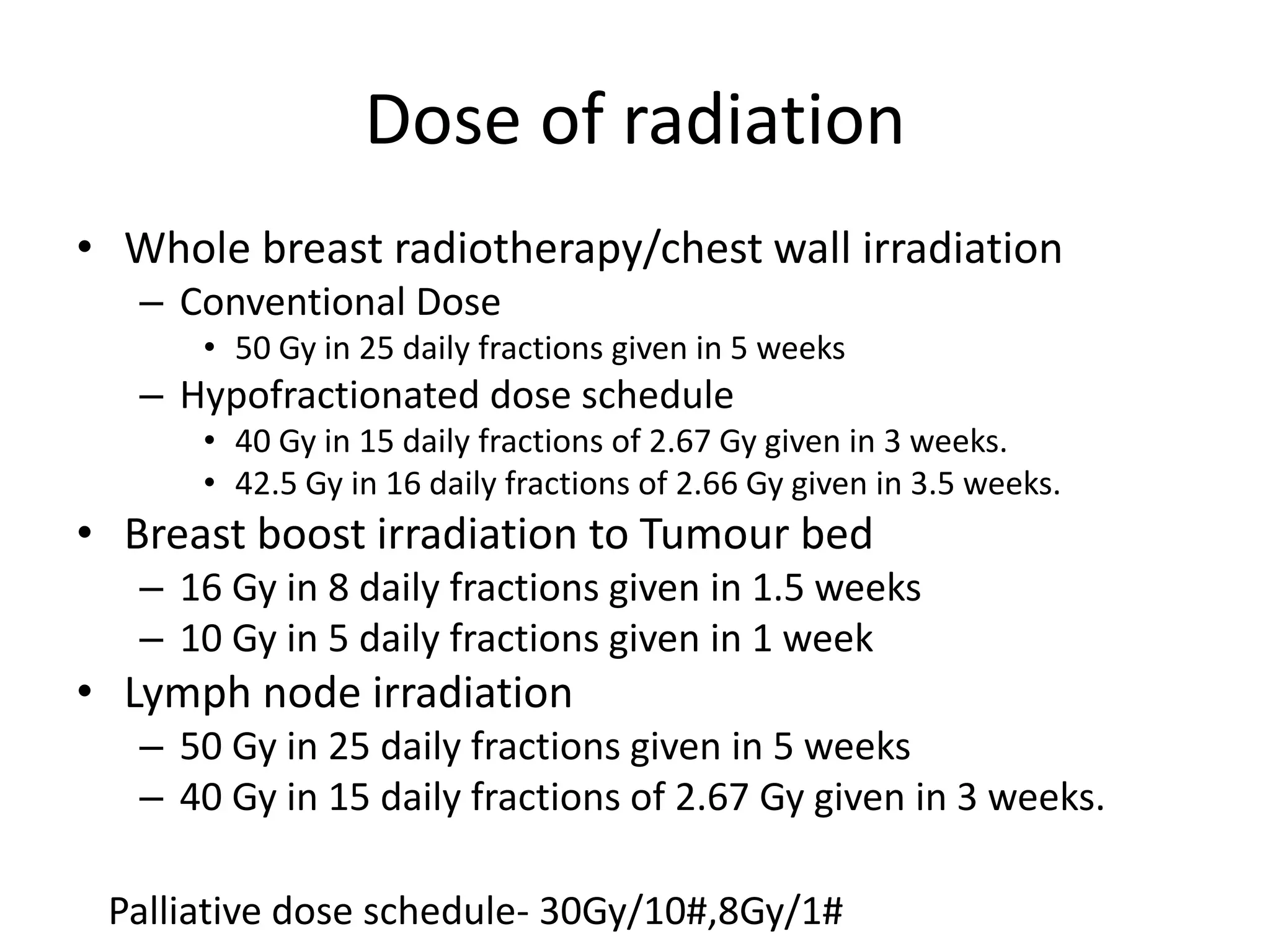 Radiotherapy in carcinoma breast | PPTX