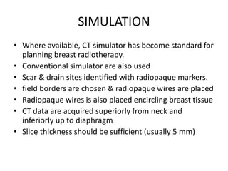 Radiotherapy in carcinoma breast | PPTX