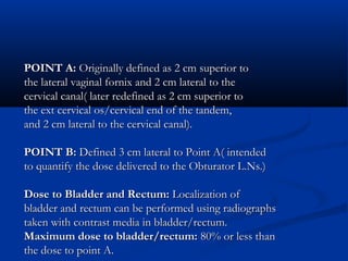Radiotherapy in carcinoma cervix | PPT