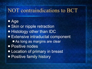 Radiotherapy In Carcinoma Of The Breast | PPT
