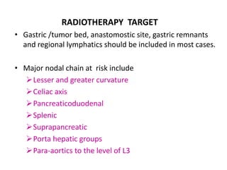 Radiotherapy in carcinoma stomach - current scenario | PPTX
