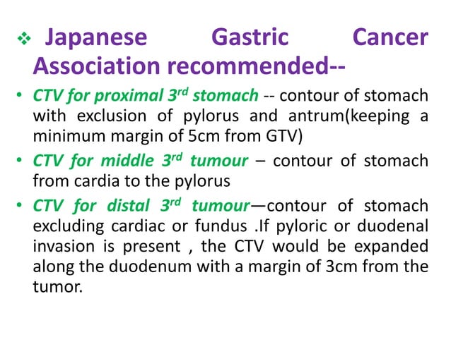 Radiotherapy in carcinoma stomach - current scenario | PPTX
