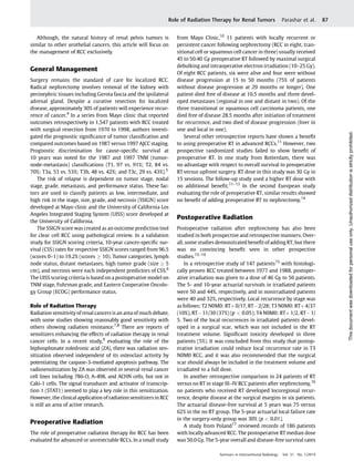 Radiotherapy in renal tumors | PDF