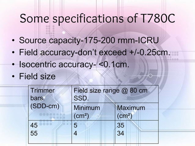 Radiotherapy machines upto cobalt 60 | PPTX | Skin and Dermatology ...