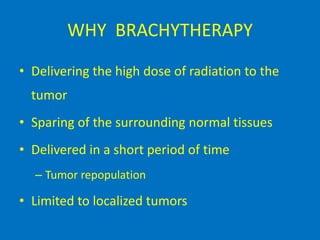 Radiotherapy of cervical cancer | PPTX