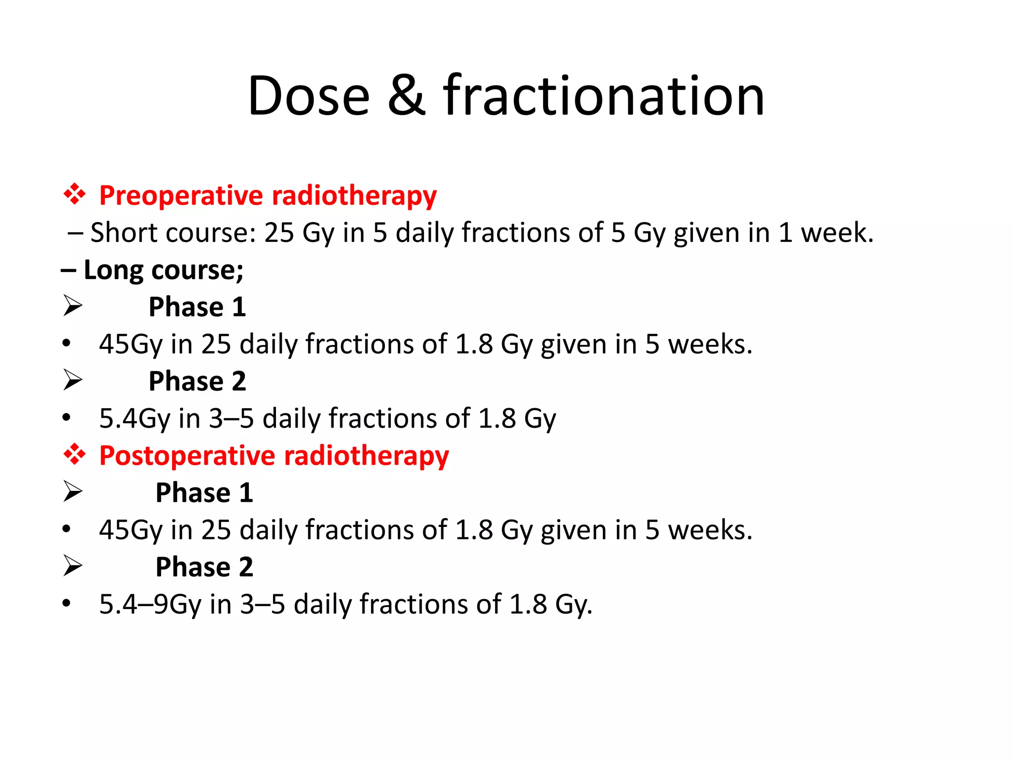 Radiotherapy planning for rectal cancer ,2D updates! | PPTX